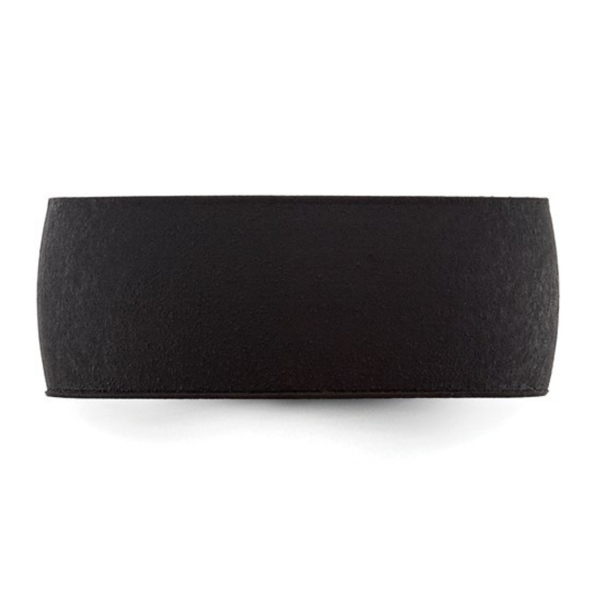 9mm Mens Ultra Wide Black Silicone Ring for men